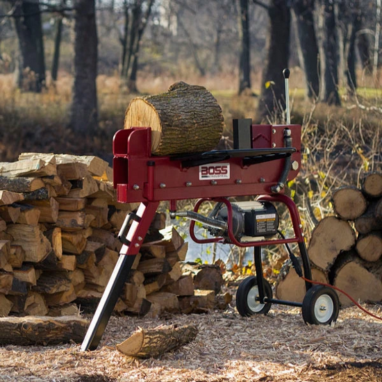 Boss Industrial 10 Ton Electric Log Splitter - ED10T20 – Wood Splitter ...